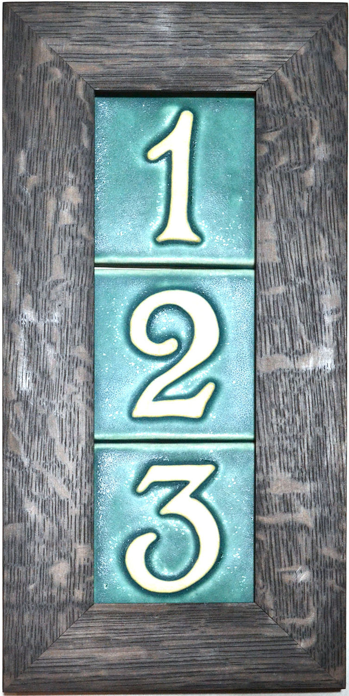 House Number Tile Frame – Little Traverse Tileworks