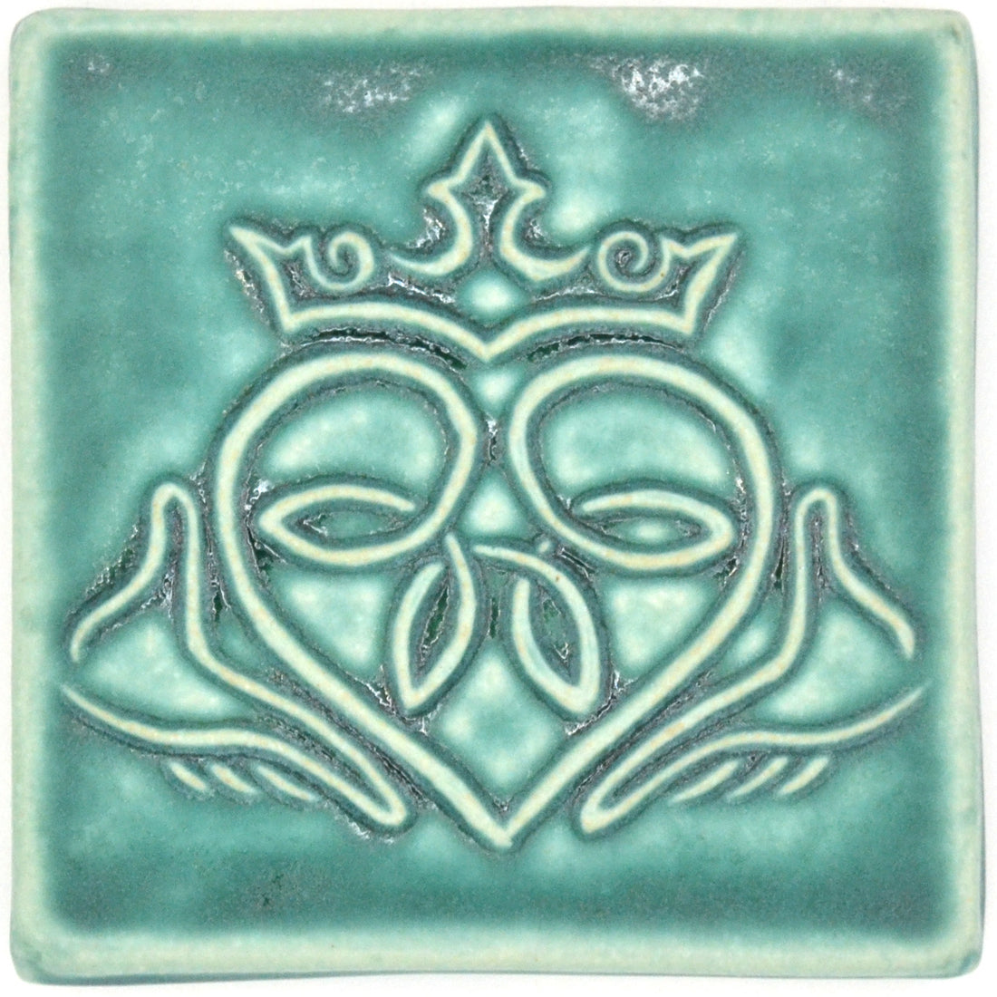 4x4 Claddagh Tile – Little Traverse Tileworks