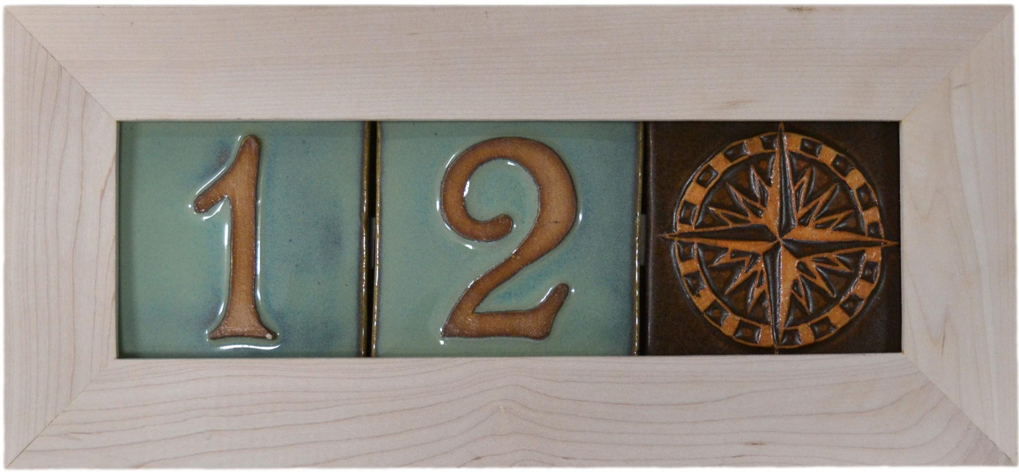 3 Tile House Number Frame – Little Traverse Tileworks