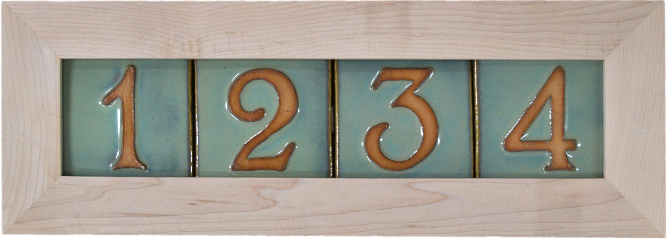 4 Tile House Number Frame – Little Traverse Tileworks