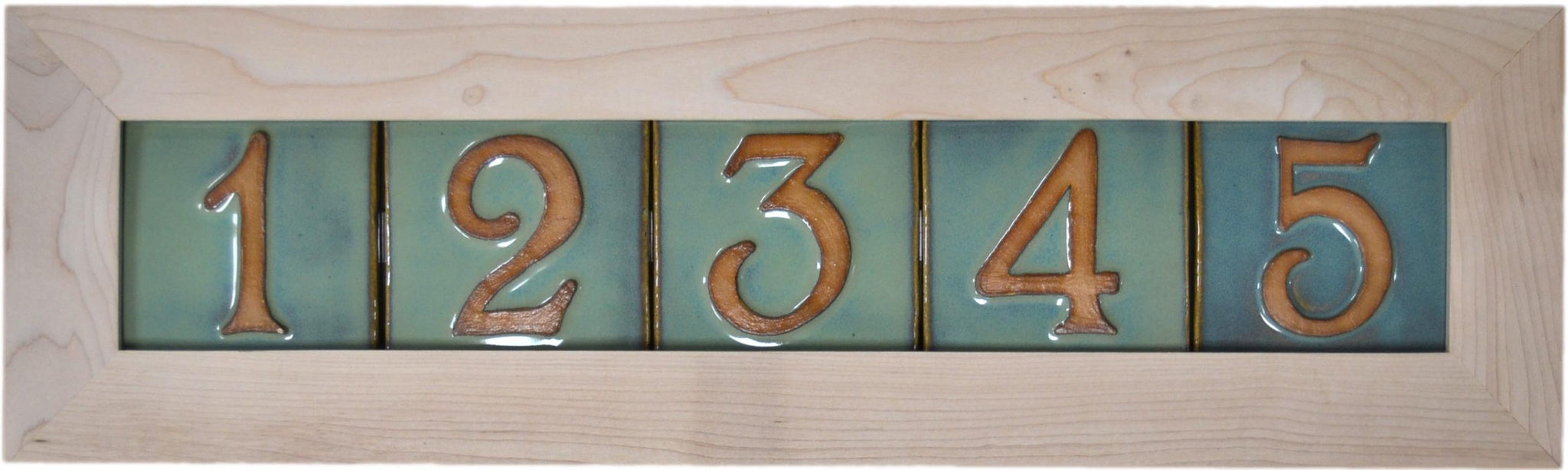 5 Tile House Number Frame – Little Traverse Tileworks