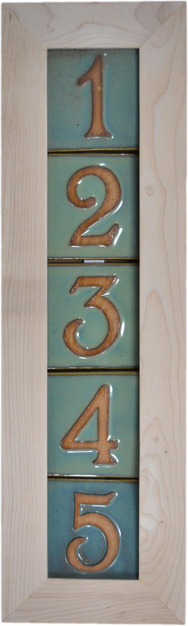 5 Tile House Number Frame – Little Traverse Tileworks
